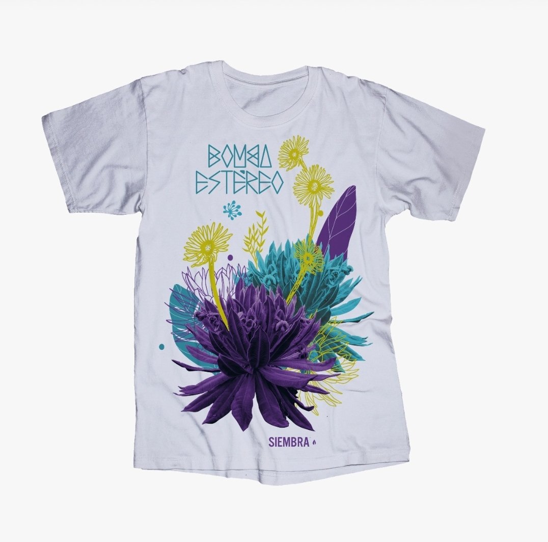 BOMBA ESTEREO - Camiseta Siembra Conciencia – Veltrac Fun Shop